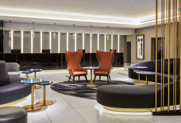 subtle nod to Style Moderne at Strand Palace - Solus